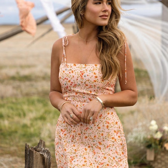 RESA | Dresses | Resa X Jojo Fletcher Odi Mini Dress In Sunstone Size ...
